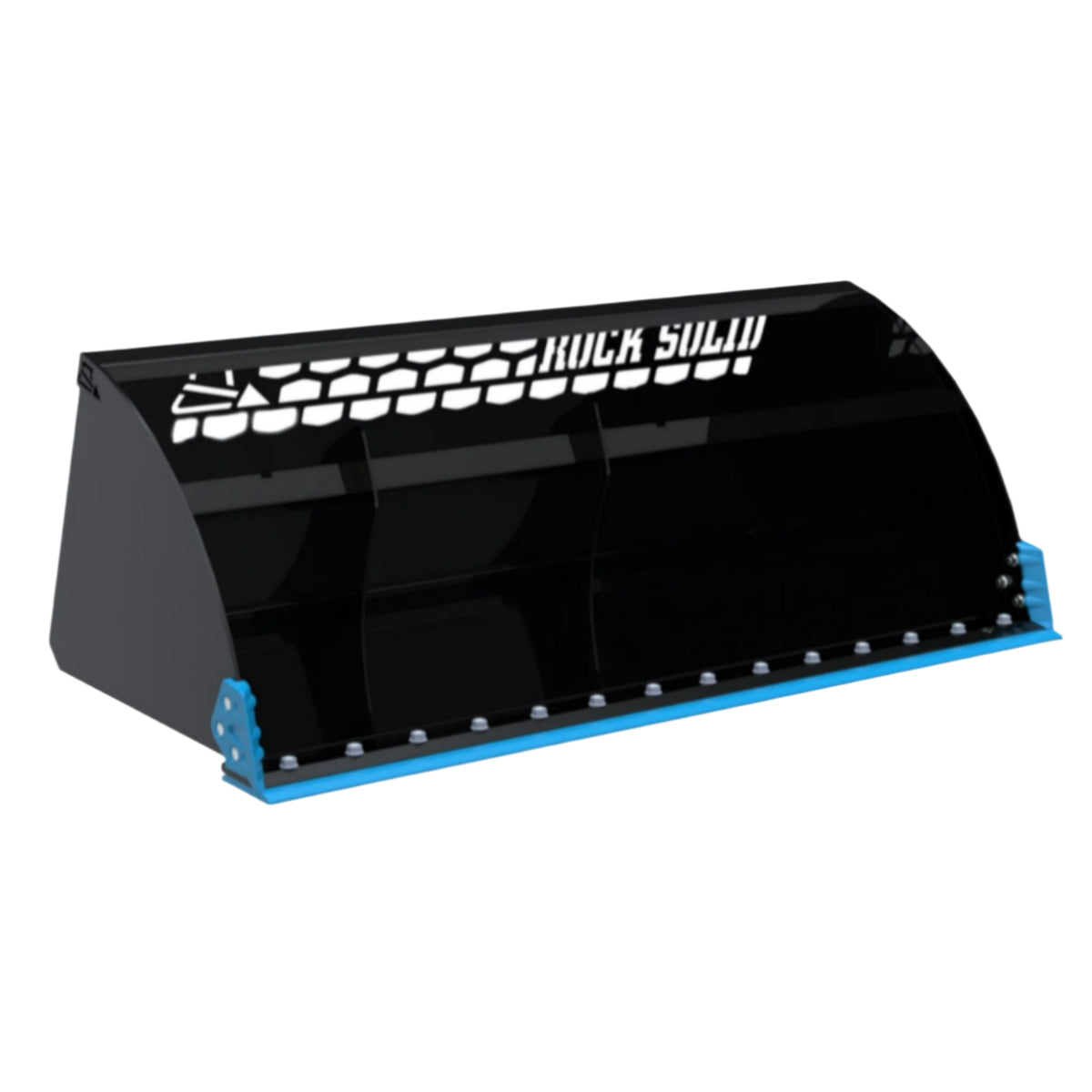 Rock Solid | Heavy Duty High-Capacity Utility Bucket | Skid Steer Atta ...