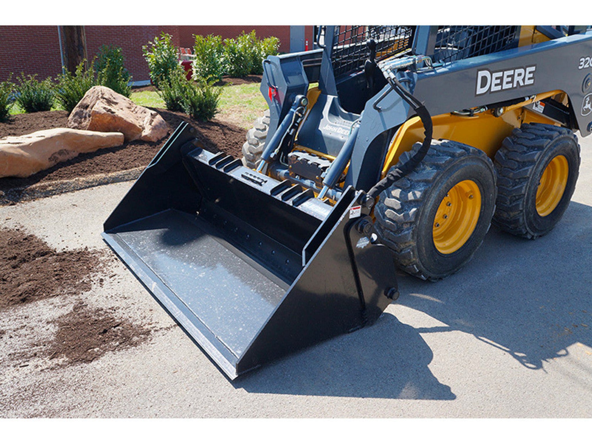 Blue Diamond | Bucket — 4-IN-1 | Skid Steer Attachments — Construction ...