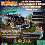 Forax | ATV Mulcher Attachment | GP36 Gas Powered Mulcher ...