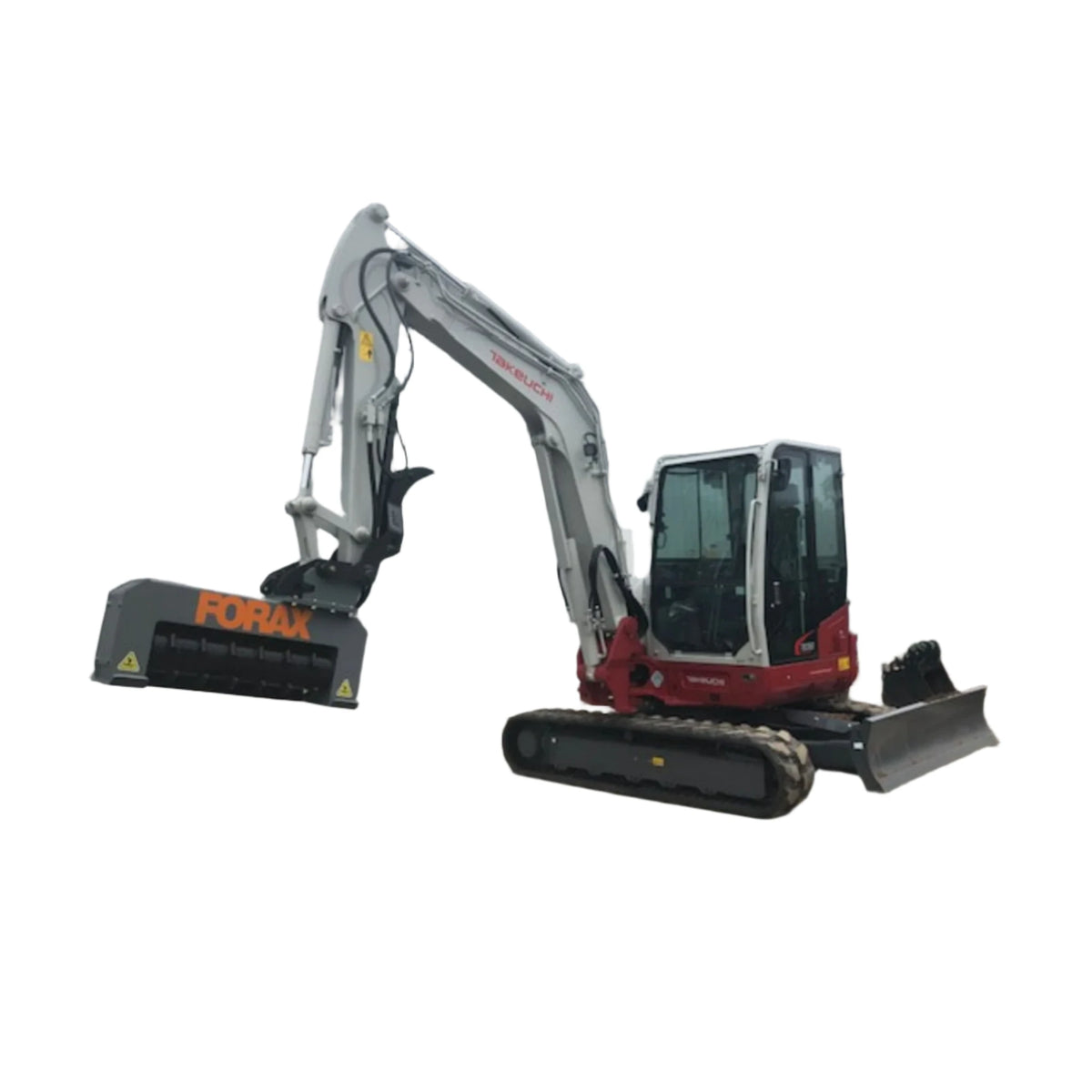 Forax | 6-10 Ton Mini Excavator HD36 Drum Mulcher | Heavy Duty Mulcher ...