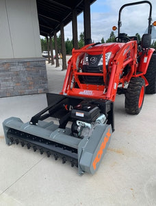 Forax | Small-Medium Tractor Mulcher Attachment | GP40 Gas Powered Mul ...